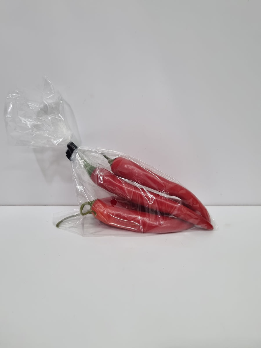 Chilli- Red, Long (100g) – Fruitique Essendon North