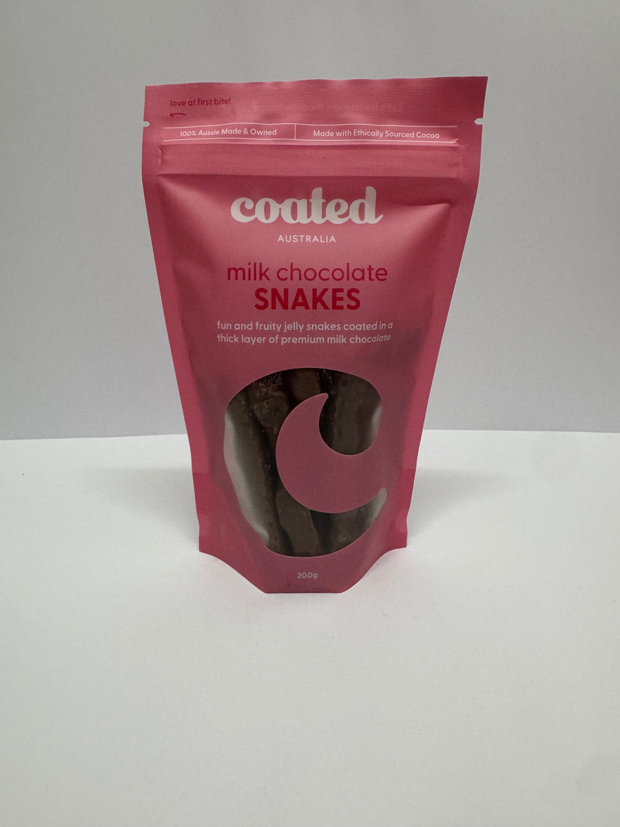Milk Chocolate- Snakes (200g) – Fruitique Essendon North