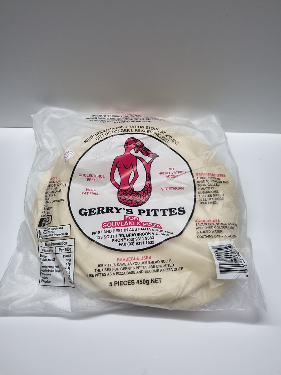 Gerry's Pittes- Souvlaki – Fruitique Essendon North