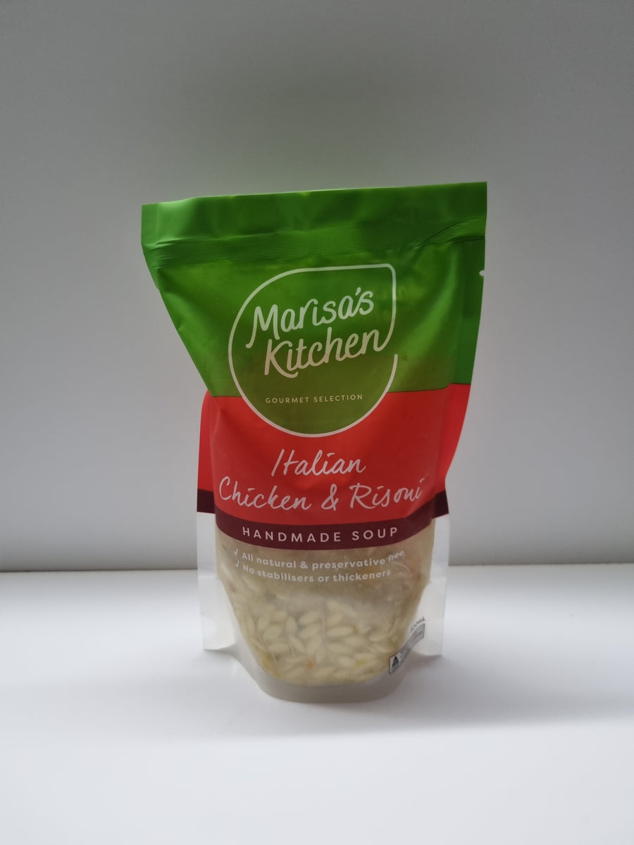 Marisa's Kitchen- Italian Chicken & Risoni Soup – Fruitique Essendon North